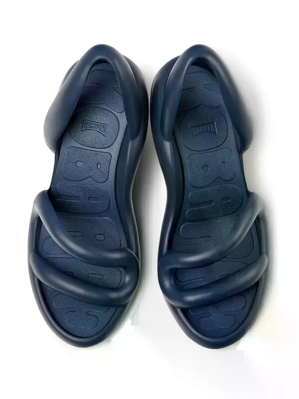 Camper Kobarah Sculpted Heel Slingback Sandals - Blue
