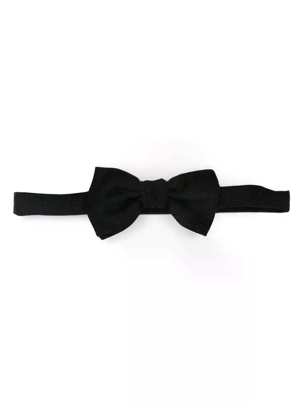 LANVIN Satin Bow Tie - Black
