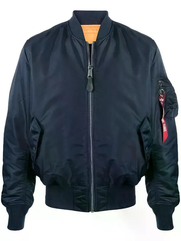 Alpha Industries Ma-1 Heritage Zip-up Bomber Jacket - Blue