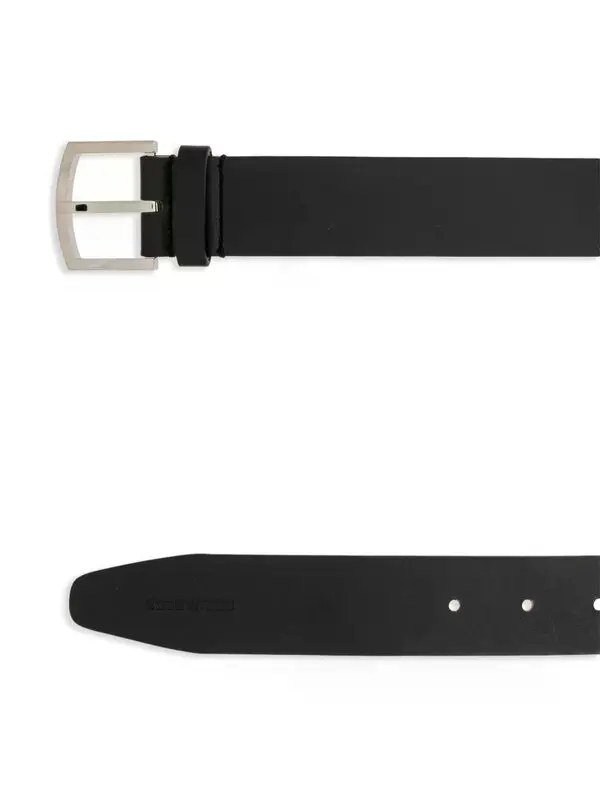 Dsquared2 Leather Belt With Metal Buckle