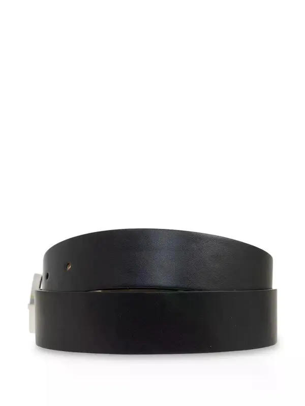 Dsquared2 Leather Belt With Metal Buckle