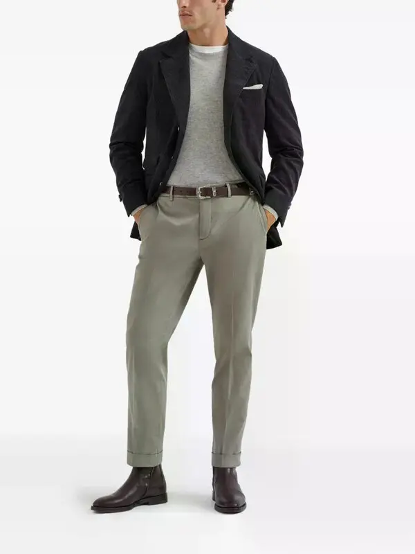 Brunello Cucinelli Cashmere Crew Neck Pullover - Grey