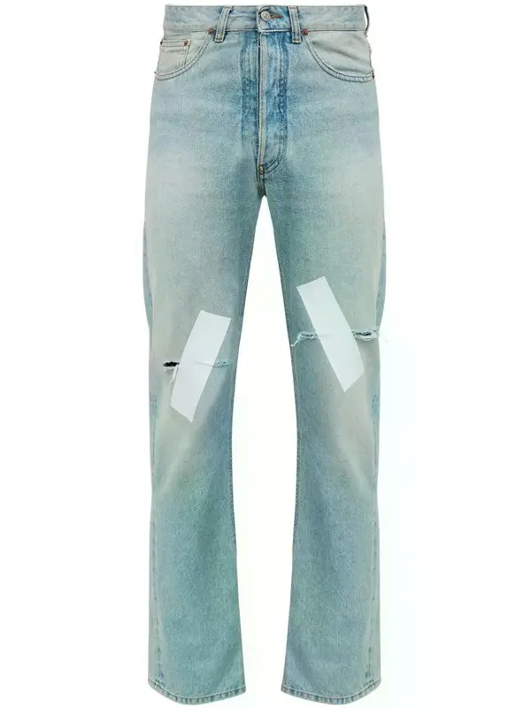 MAISON MARGIELA Distressed Straight Jeans