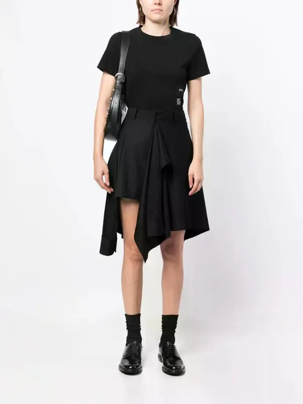 Goen.j Logo-print Cotton T-shirt - Black