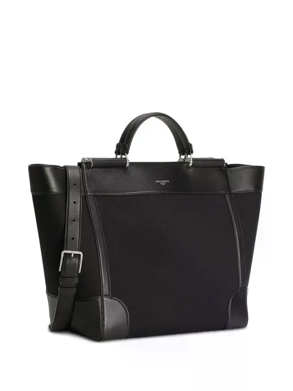 Dolce & Gabbana Logo-lettering Tote Bag - Black