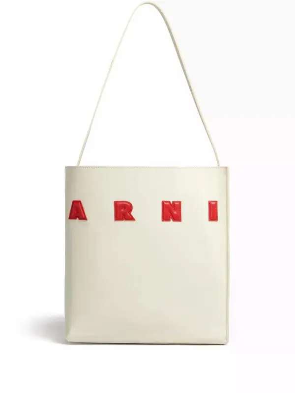 Marni Small Museo Shoulder Bag - White