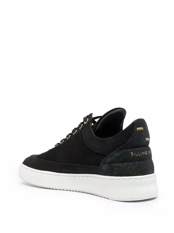 Filling Pieces Logo Low-top Sneakers - Black