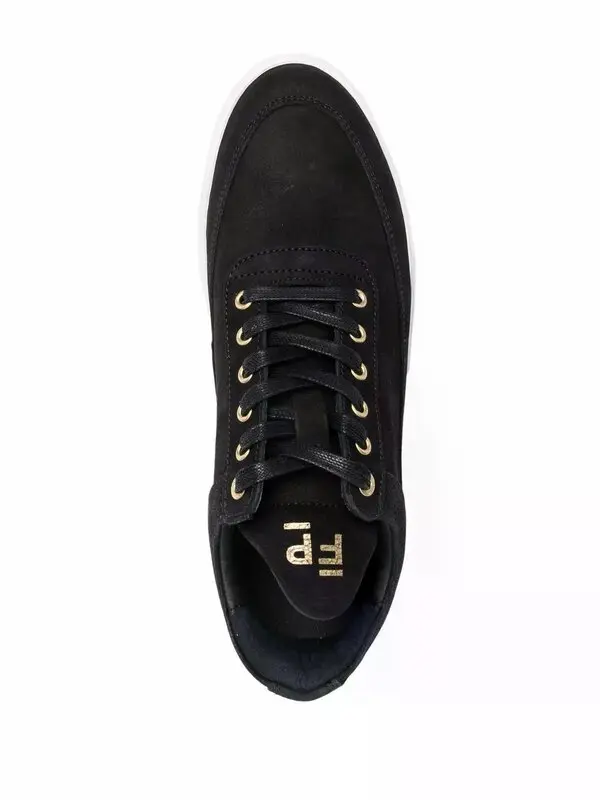 Filling Pieces Logo Low-top Sneakers - Black