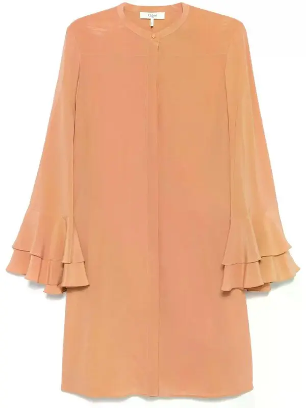 Chloé Silk Shirt Dress