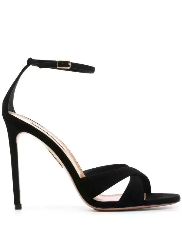 AQUAZZURA Divine" 105mm Suede Sandals