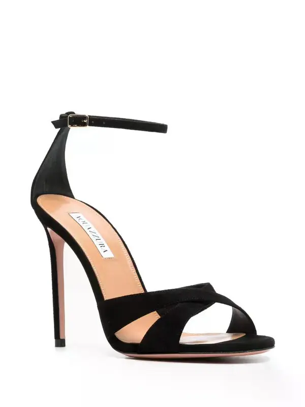 AQUAZZURA Divine" 105mm Suede Sandals