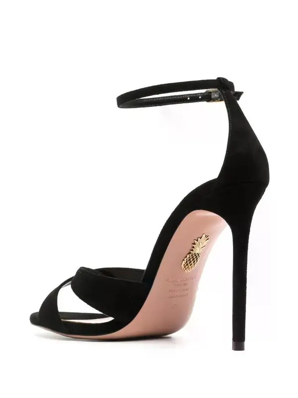 AQUAZZURA Divine" 105mm Suede Sandals