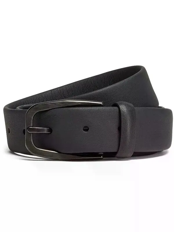 Zegna Calfskin Belt - Black