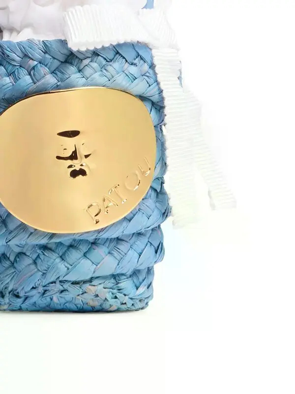 PATOU Iconic Bucket Keyring - Blue