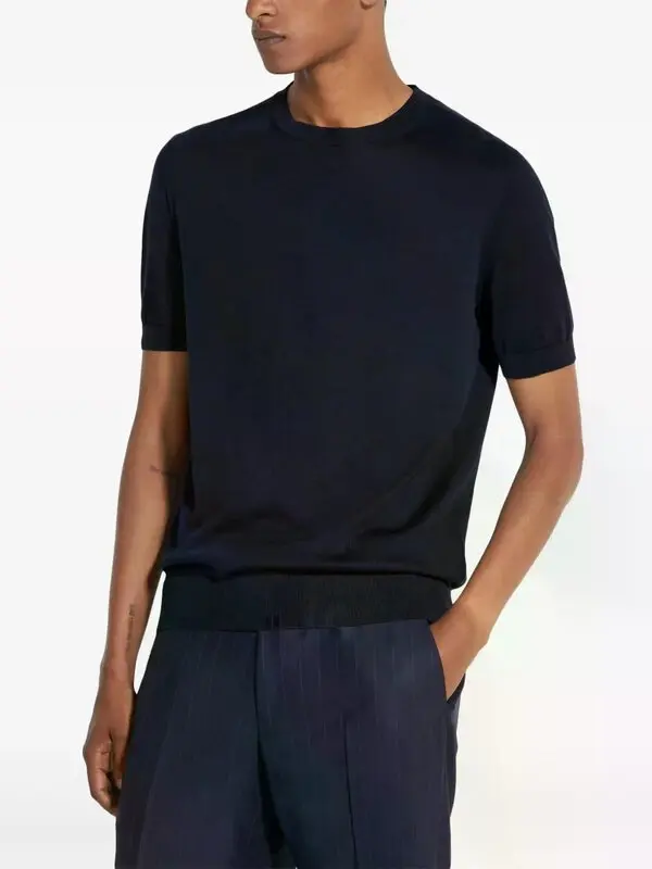 Zegna Fine-knit Cotton T-shirt