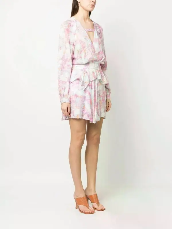 IRO PARIS Floral-print Dress With Asymmetric Design
