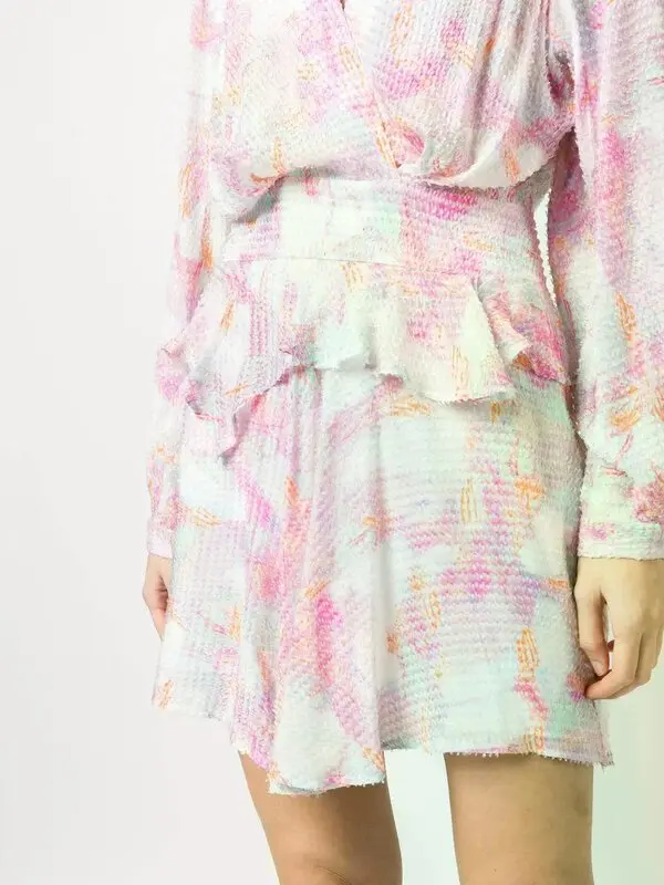 IRO PARIS Floral-print Dress With Asymmetric Design