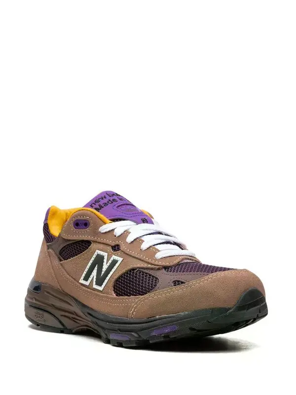 NEW BALANCE Made In Usa 993 'mushroom/midnight Violet' Sneakers - Brown