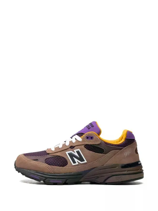 NEW BALANCE Made In Usa 993 'mushroom/midnight Violet' Sneakers - Brown