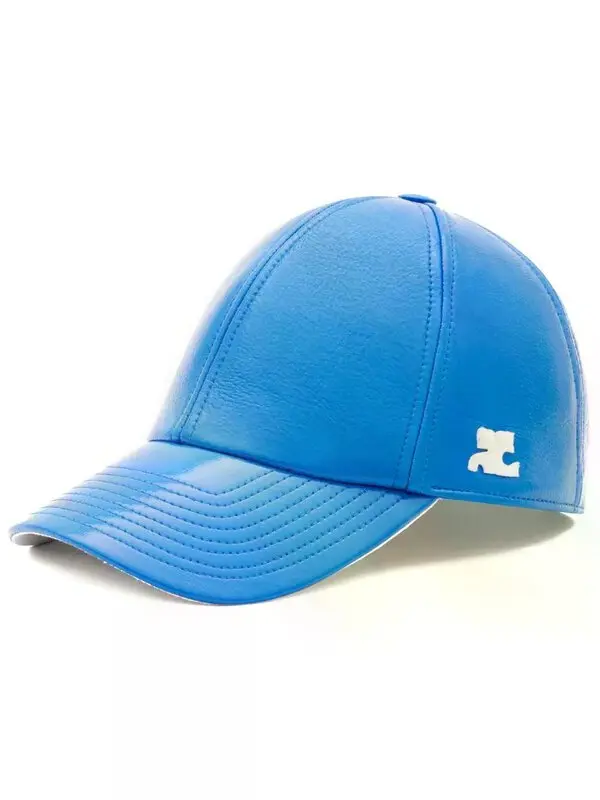 COURREGES Logo Patch Cap - Blue
