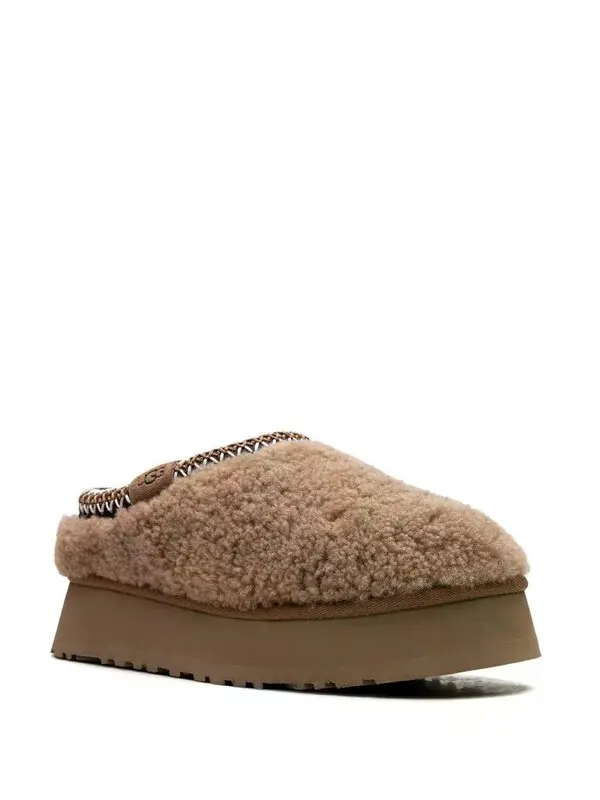 UGG Tazz Maxi Curly Chestnut Slippers - Brown