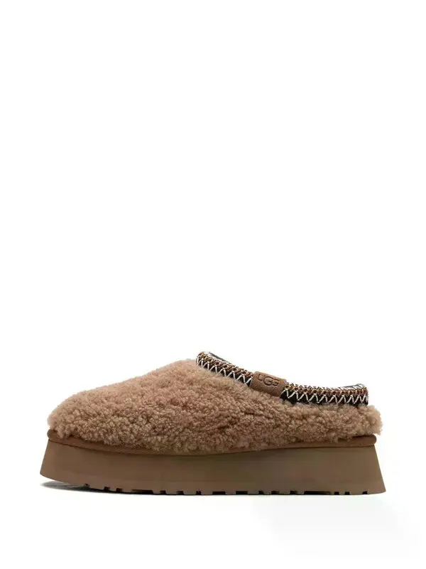 UGG Tazz Maxi Curly Chestnut Slippers - Brown