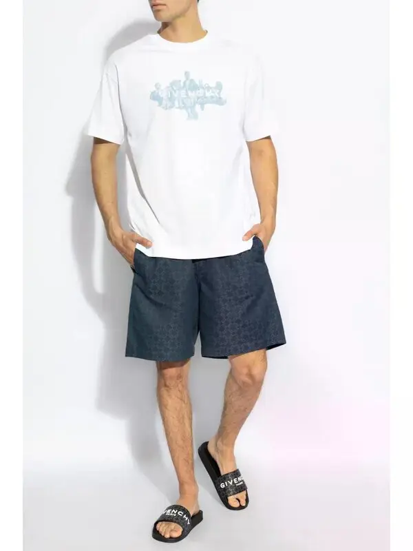Givenchy Monogram-pattern Deck Shorts