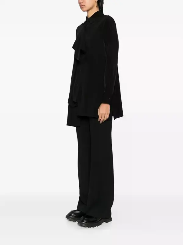 Yohji Yamamoto Asymmetric Shirt - Black