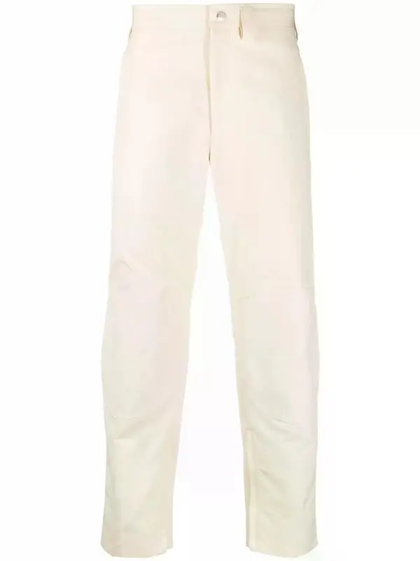 JIL SANDER Zipped-ankle Cotton Trousers
