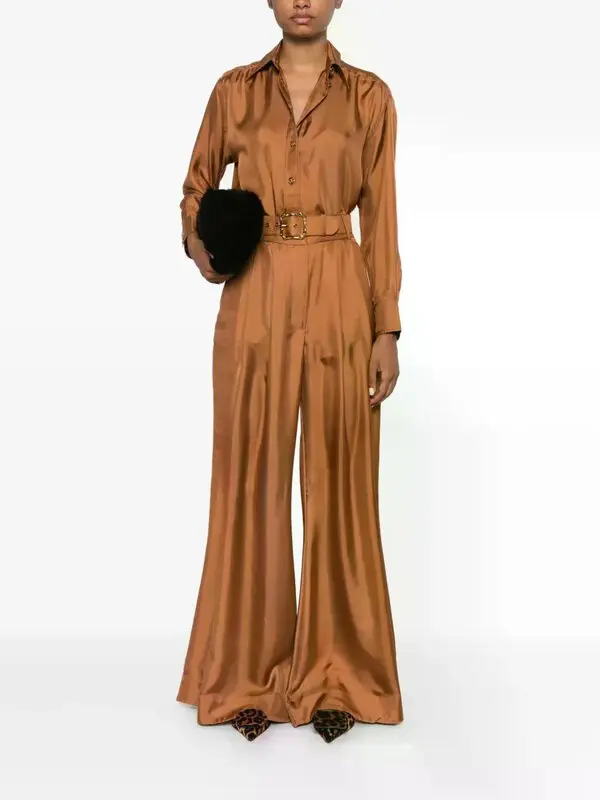 Zimmermann Illustration Double Tuck Trousers