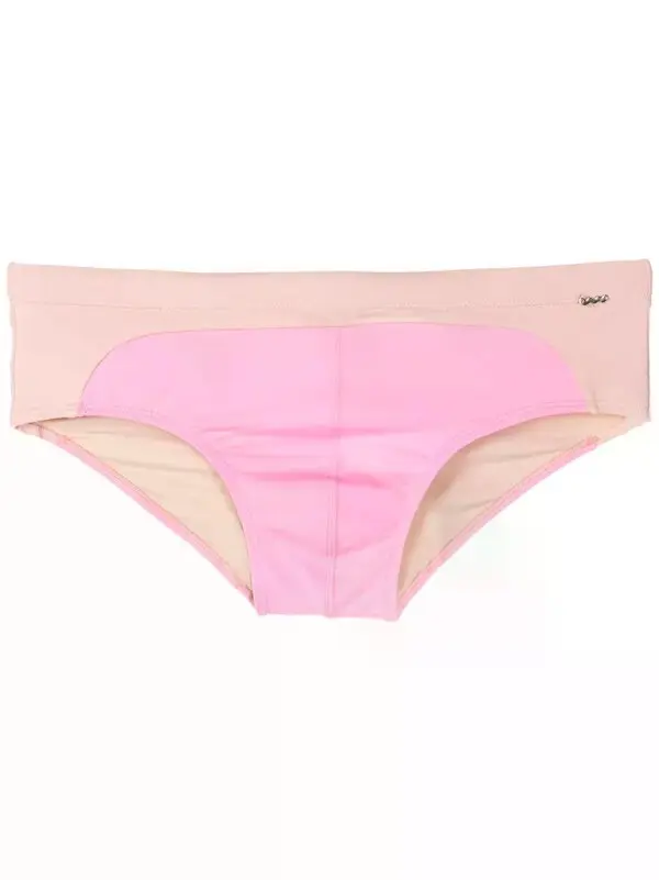 AMIR SLAMA Panelled Swim Trunks - Pink
