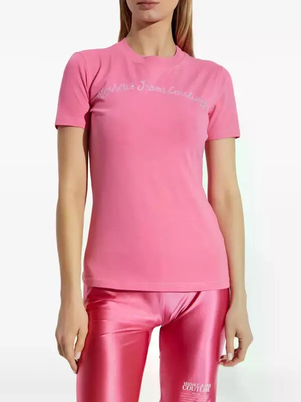 Versace Logo-embellished T-shirt