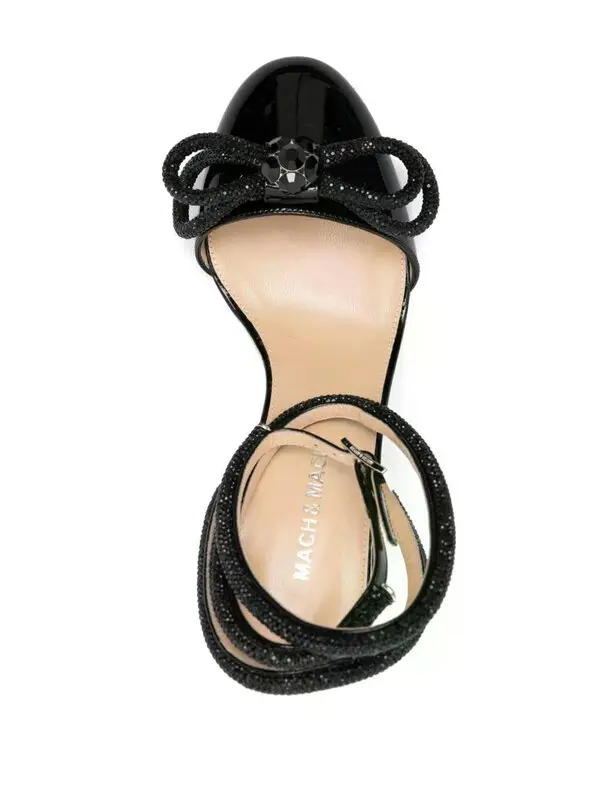 Mach & Mach 90mm Crystal-embellished Pumps