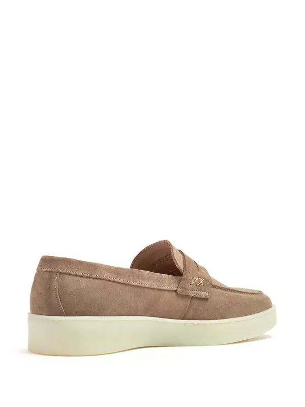 FORSA Armando Suede Loafers - Neutrals