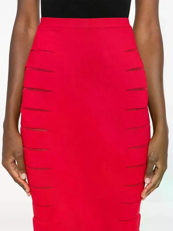 GENNY Cut-out Midi Skirt