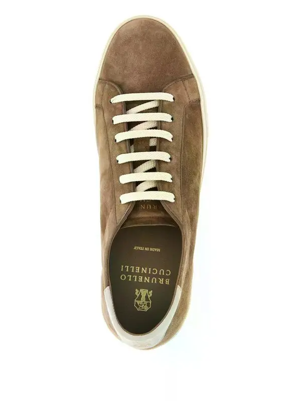 Brunello Cucinelli Suede Lace-up Sneakers