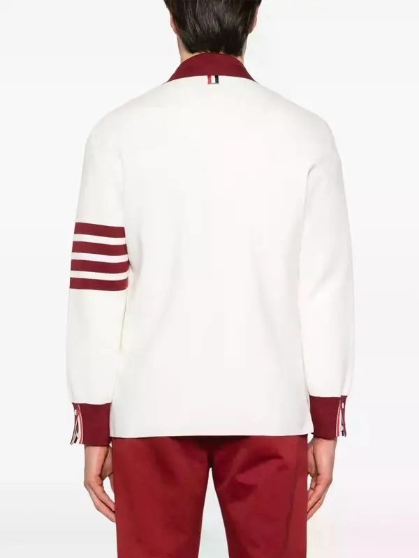 Thom Browne 4-bar Stripe Cotton Cardigan