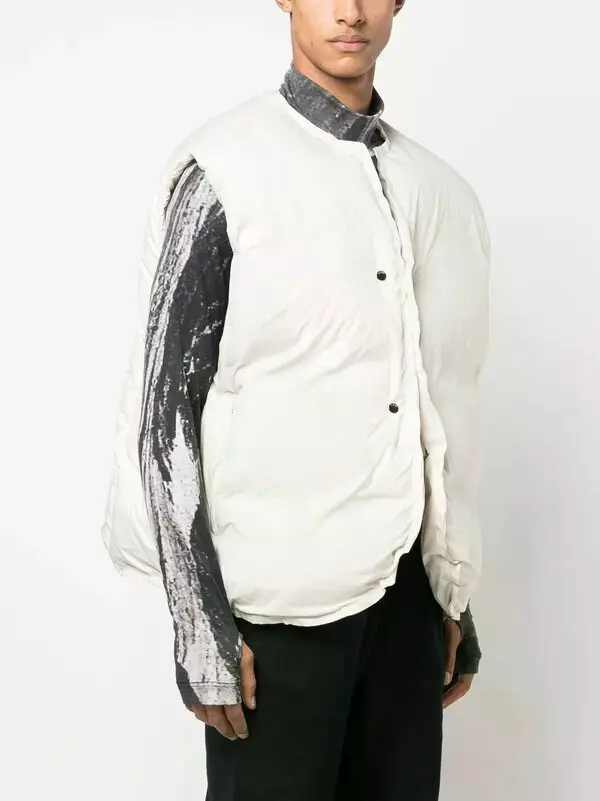 032C Padded Button-up Gilet