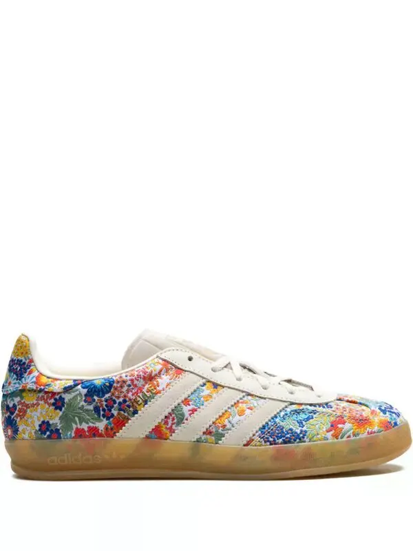 Adidas X Liberty London Floral Embroidery Lace-up Sneakers