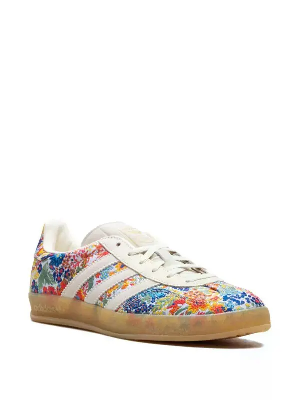 Adidas X Liberty London Floral Embroidery Lace-up Sneakers