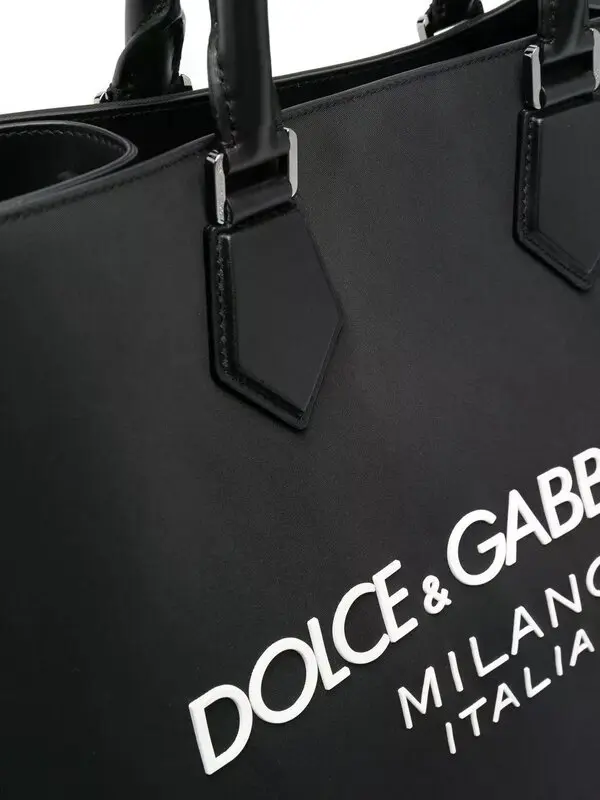 Dolce & Gabbana Logo-print Tote Bag - Black