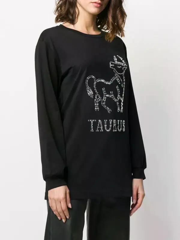 Alberta Ferretti Taurus Crystal-embellished Jumper