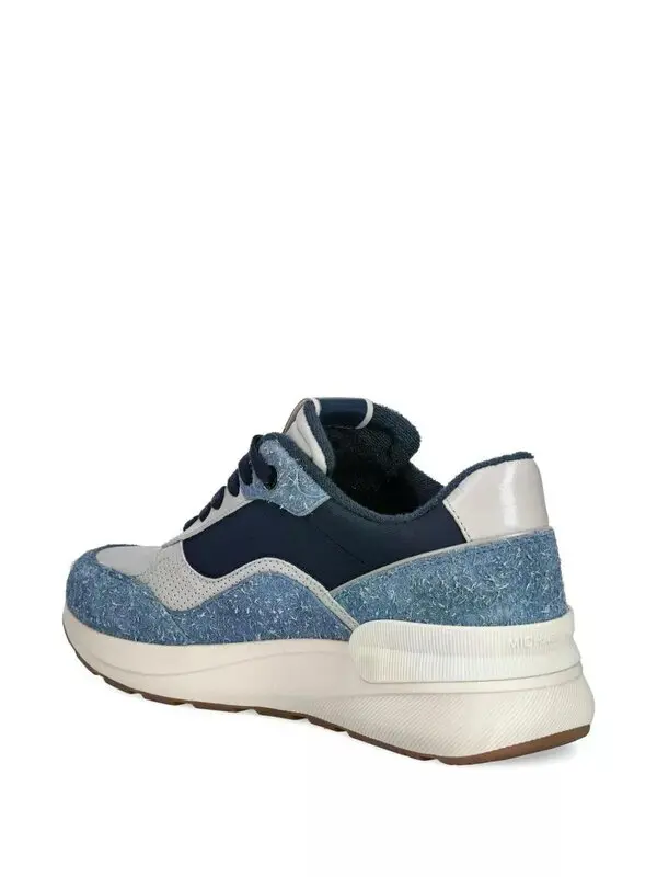 Michael Kors Trevor Denim-panel Sneakers - Blue