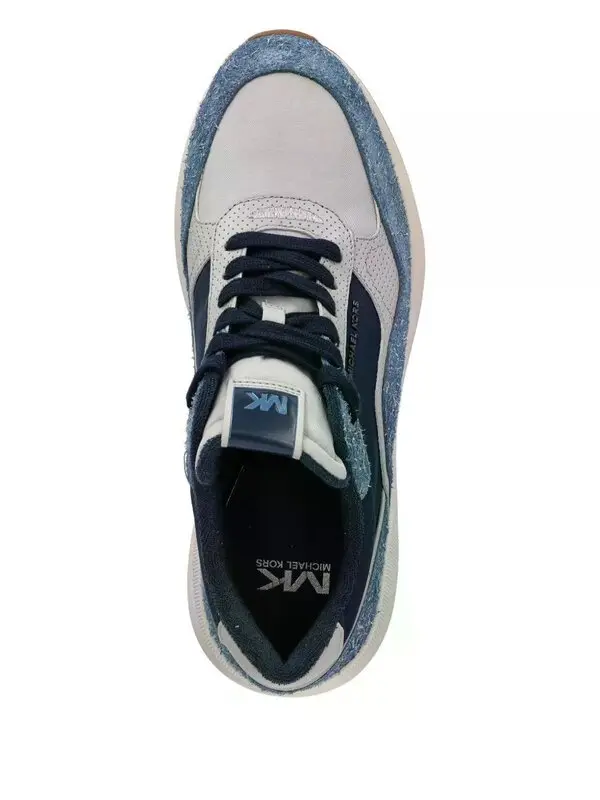 Michael Kors Trevor Denim-panel Sneakers - Blue