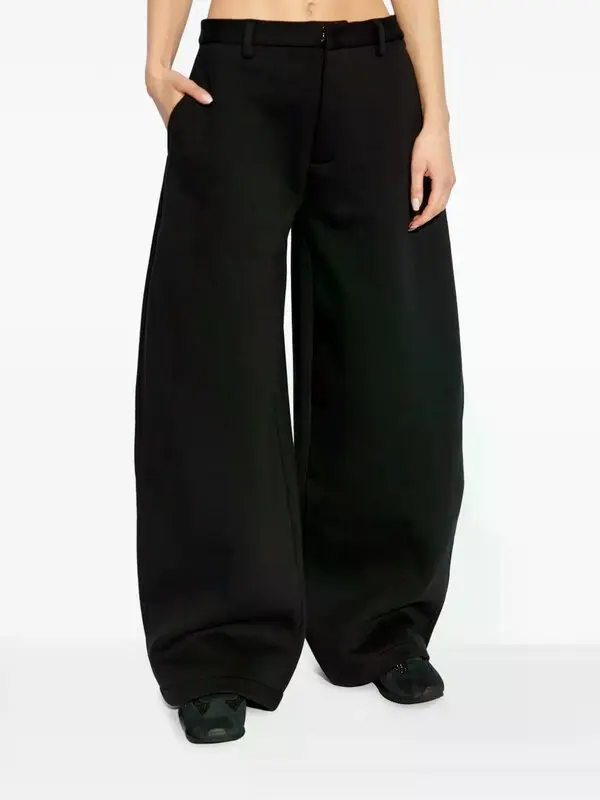 Dsquared2 Icon" Print Wide Leg Trousers - Black