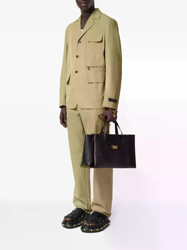 Versace Single-breasted Gabardine Blazer