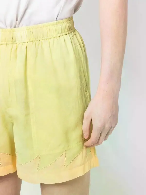 BODE Above-knee Silk Shorts