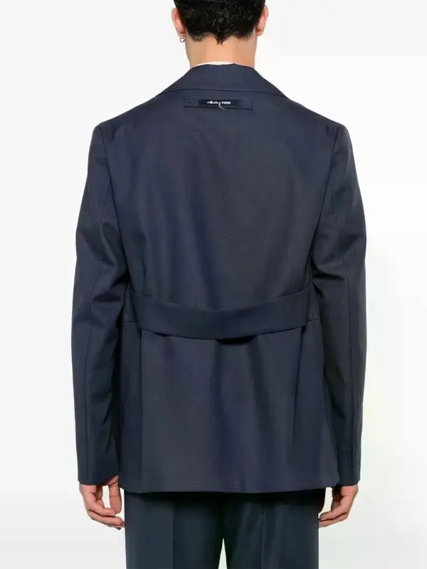Fendi Single-breasted Wool Blazer