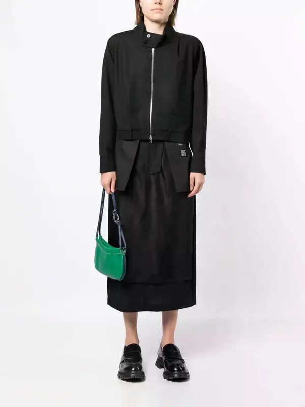 Goen.j Inside-out Midi Skirt