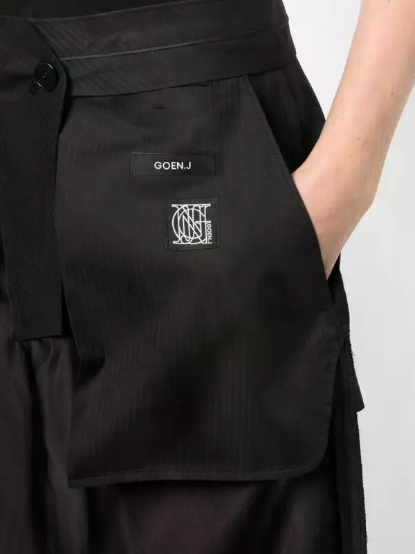 Goen.j Inside-out Midi Skirt
